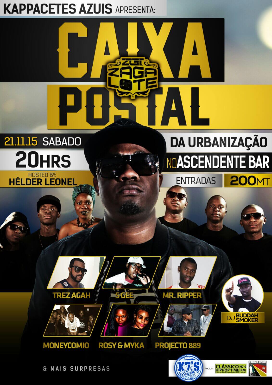 Zagalote: o rapper de cartaz em Caixa Postal
